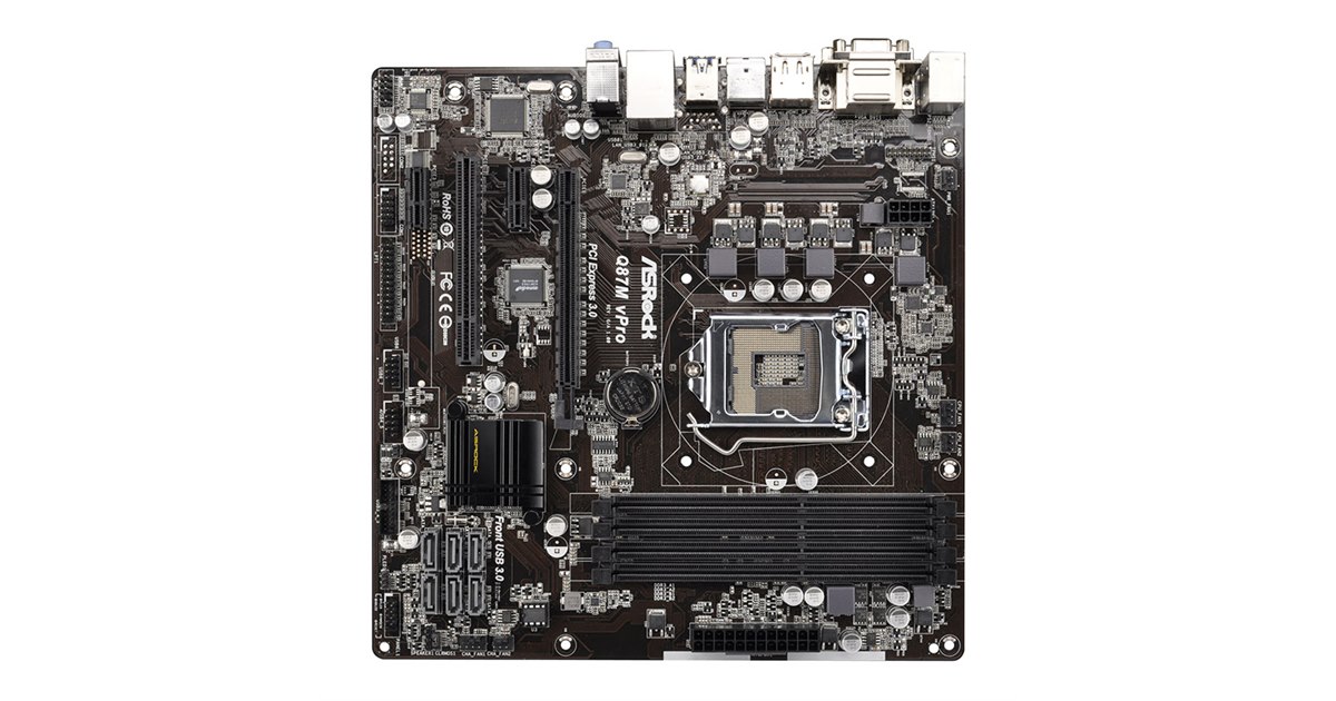 価格.com - ASRock、Q87 Expressを搭載したMicroATXマザー