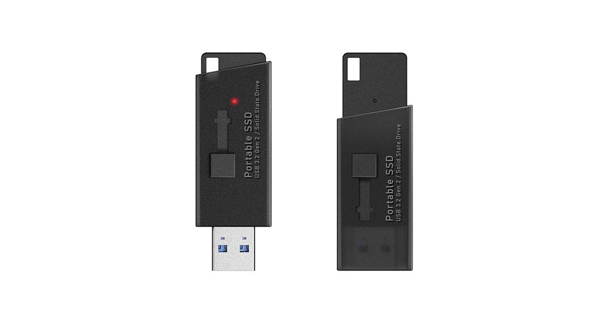 価格.com - ロジテック、最大1000MB/sのスティック型SSD「LMD-SPBHU3」