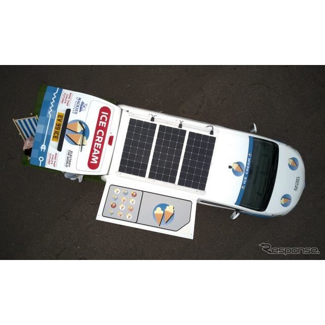 価格.com - 日産が電動のアイスクリーム移動販売車を提案、e-NV200 ベース…CES 2020