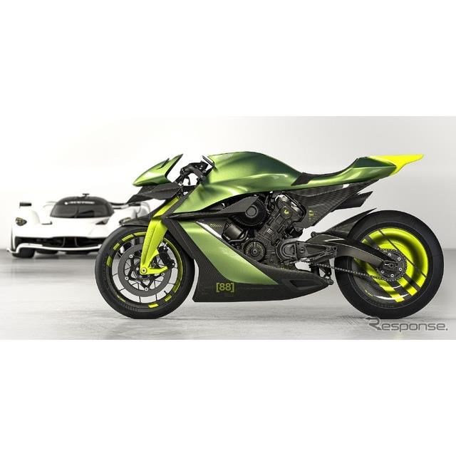 価格.com - アストンマーティンのバイク、225馬力のサーキット専用仕様がデビュー…EICMA 2022