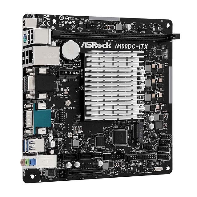 価格.com - ASRock、「Intel N100」を搭載したファンレスマザー「N100DC-ITX」