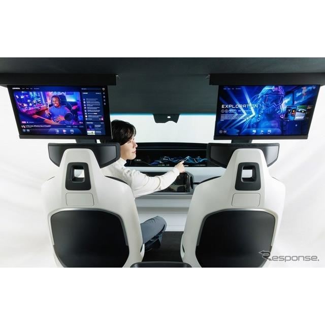 価格.com - 次世代車載ディスプレイ、後席用は隠したり伸ばしたり…CES 2024で発表へ