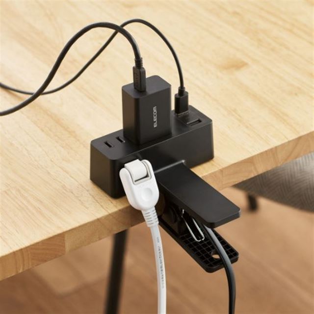価格.com - エレコム、USBポートを備えたクリップ式電源タップ「T-U05-3225」