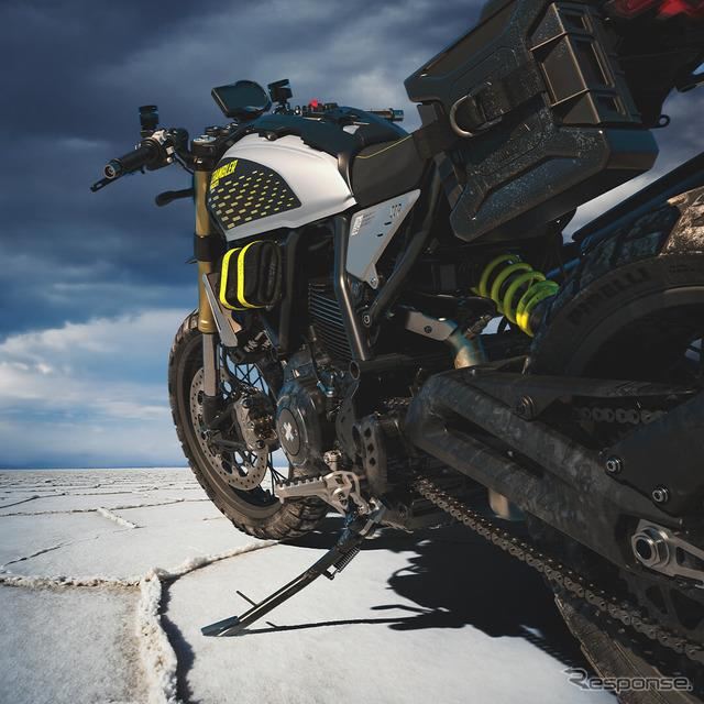 価格.com - ドゥカティ、終末世界を駆けるコンセプトバイク発表…『RR24I』初公開