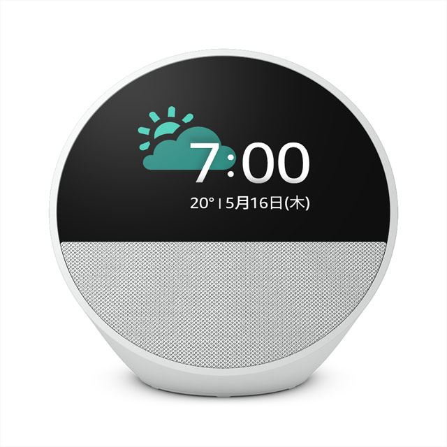 価格.com - Amazon、Alexa搭載スマートアラームクロック「Echo Spot（2024年発売）」発売