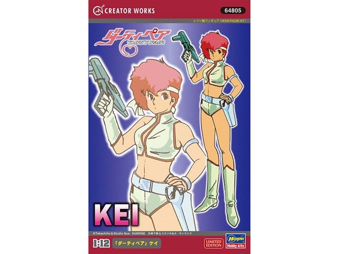 アニメ「ダーティペア」ケイが1/12スケールのレジン製フィギュア アニメ「ダーティペア」ケイが1/12スケールのレジン製フィギュア