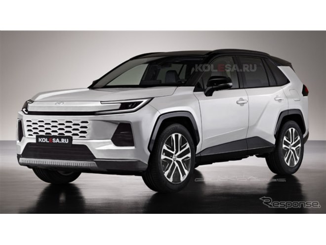 価格.com - 内部資料から最終デザイン発覚！ トヨタ『RAV4』次期型、EVや頑強な「TRD Pro」導入も
