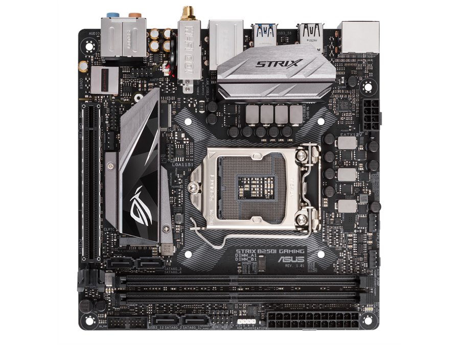 価格.com - ASUS、「B250」チップセット搭載のゲーマー向けMini-ITX「ROG STRIX B250I GAMING」