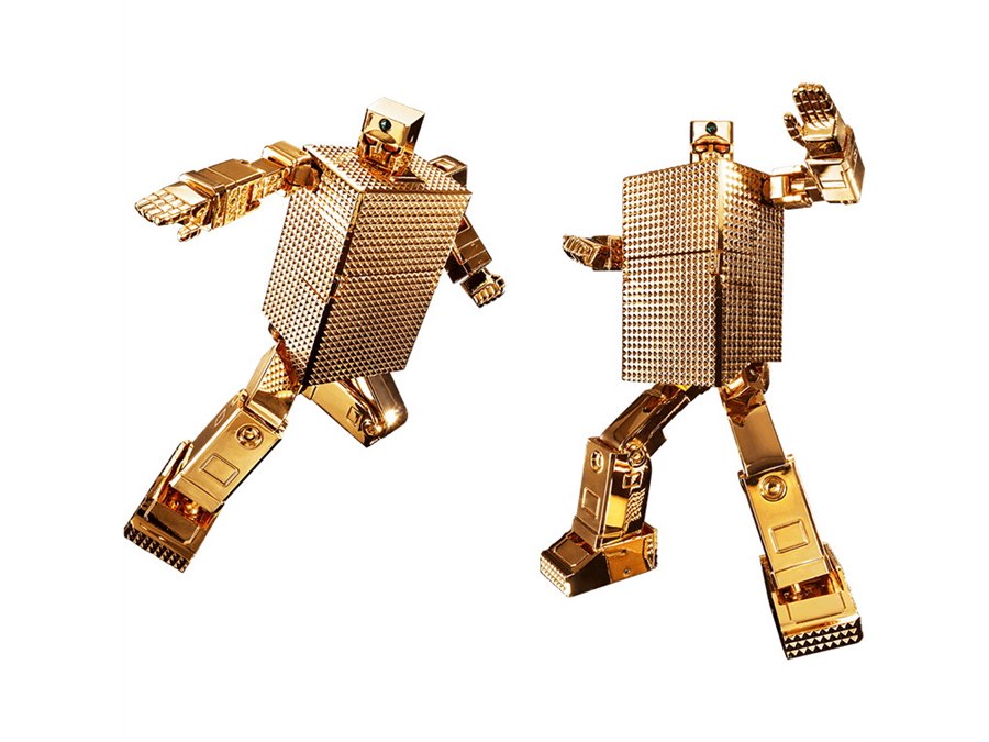 価格.com - 24金メッキ仕上げのフィギュア「超合金魂 ゴールドライタン」、12,960円