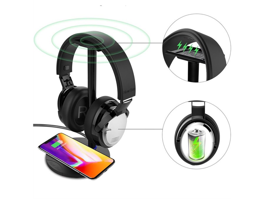 価格.com - New Bee、ワイヤレス充電に対応したBluetoothヘッドホン「NB-10」