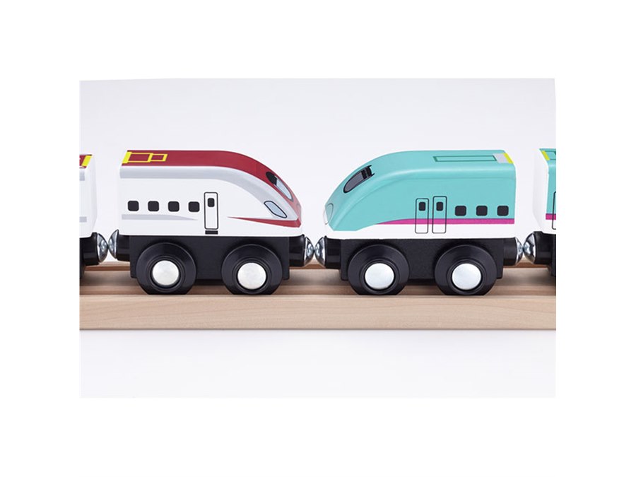 価格.com - ポポンデッタ、木製の鉄道玩具シリーズ「moku TRAIN」