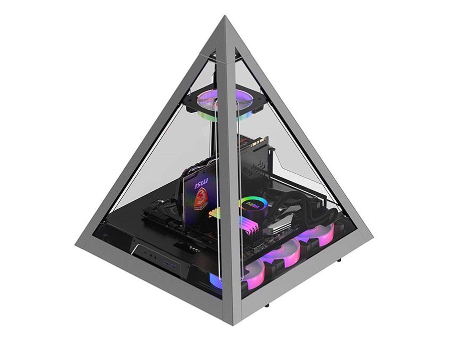 価格.com - AZZA、ガラスパネルを採用したピラミッド型PCケース3機種