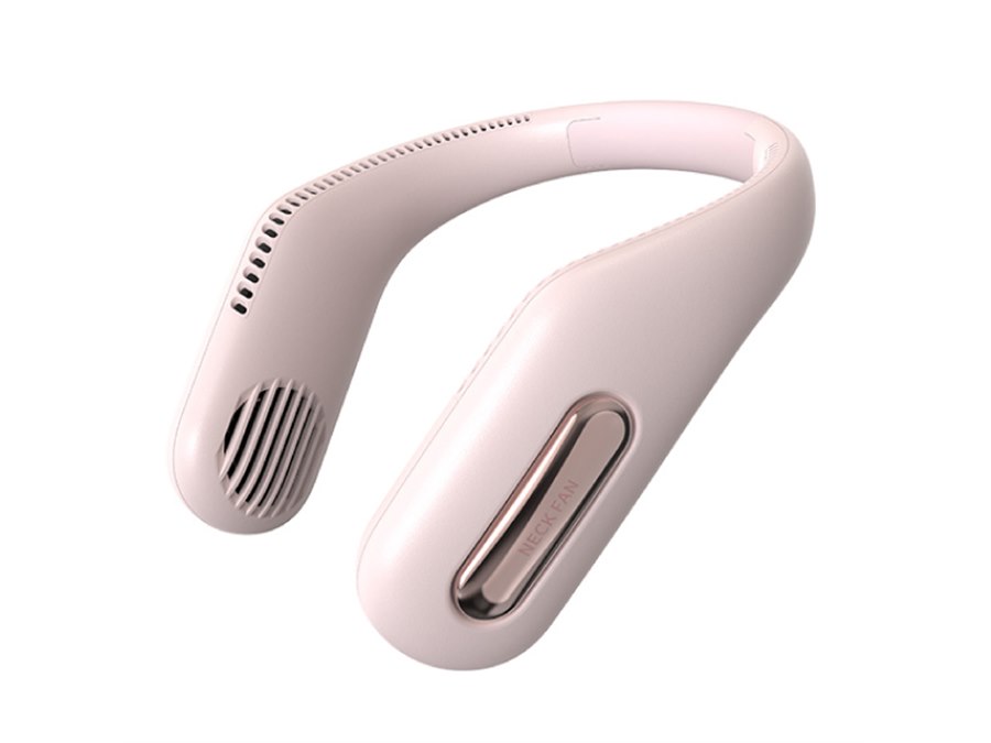 価格.com - アイキューラボ、シリコン素材を採用した首かけ扇風機「Wrap around neck fan」