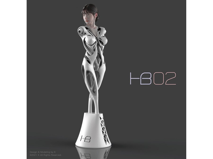 価格.com - 海洋堂、“肉体×メカ”を表現する「デジタルガレージキット Android HB」シリーズ第2弾