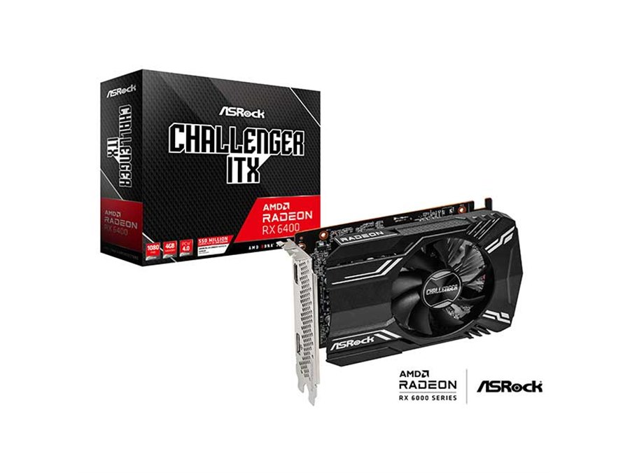 価格.com - ASRock、「Radeon RX 6400」を搭載したショート基板モデル