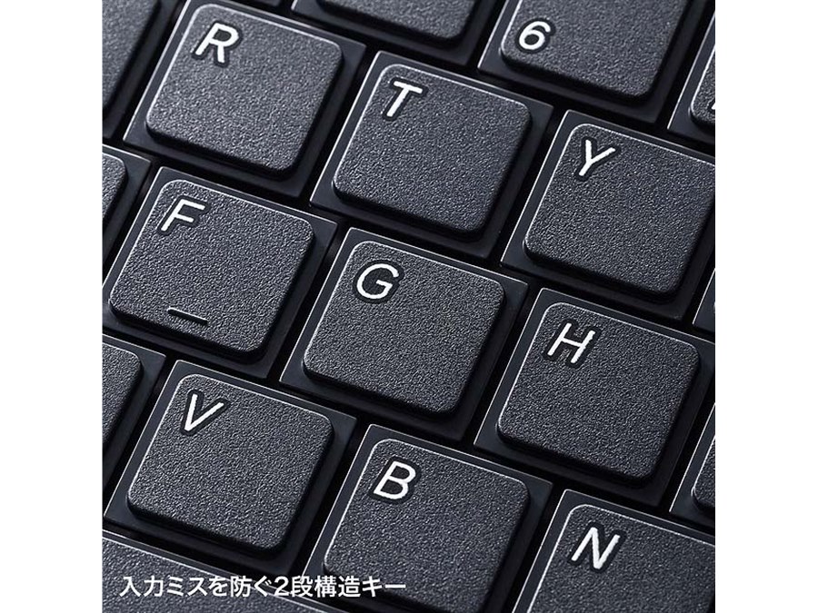 価格.com - サンワ、英語配列タイプのワイヤレスキーボード「SKB-WLE2UBK」