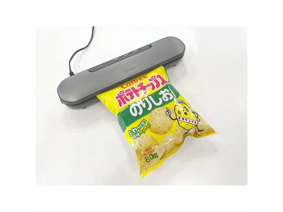 価格.com - 山善、食品や菓子袋を密封保存できるフードシーラー「YVE-095」
