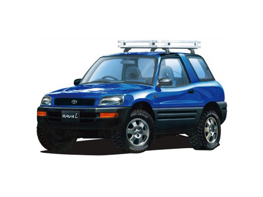 価格.com - 1994年式「SXA10」前期型が1/24模型に、「RAV4L/J」コンパチキットで再現