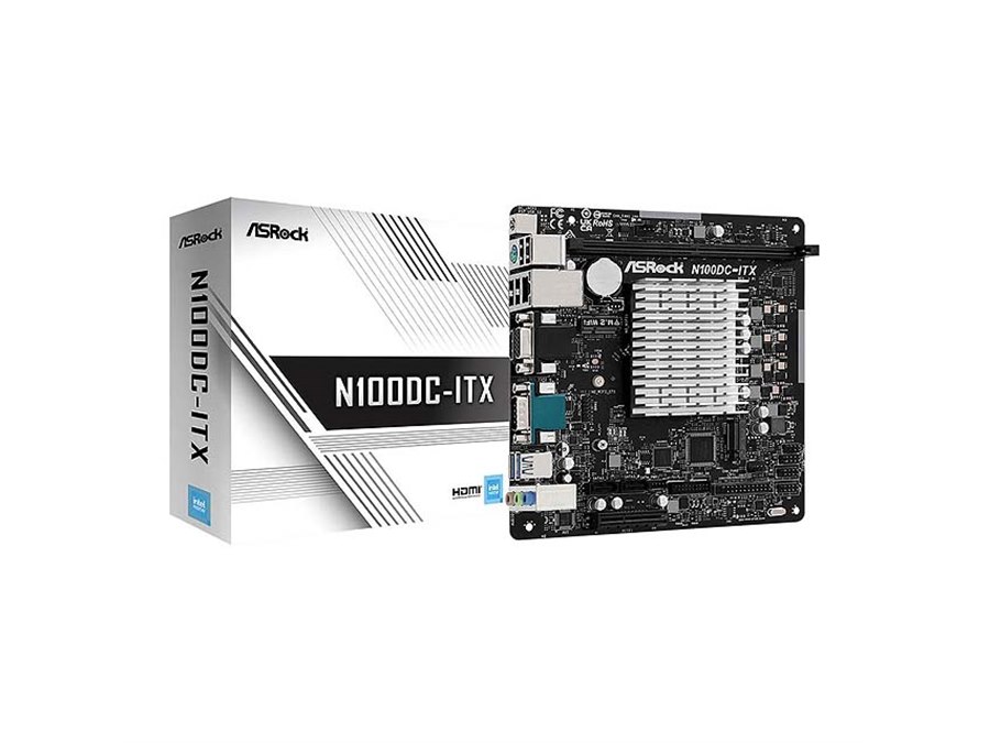 価格.com - ASRock、「Intel N100」を搭載したファンレスマザー「N100DC-ITX」
