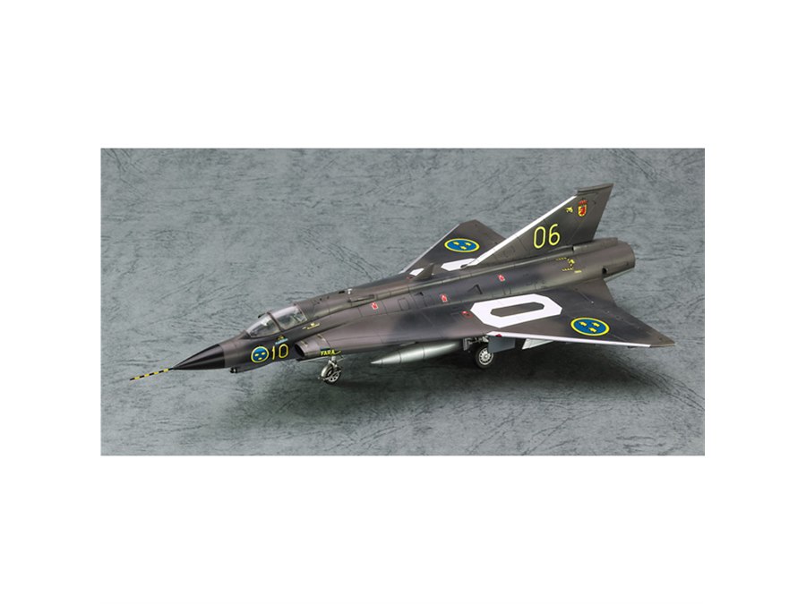 価格.com - ハセガワ、スウェーデン空軍のJ35Fドラケン戦闘機を1/72スケ－ル模型で再現