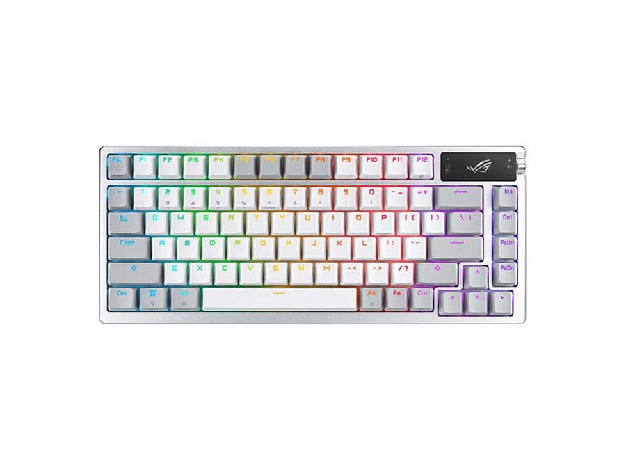 価格.com - ASUS、カスタムキーボード「ROG Azoth」の白色バージョン「Moonlight White」