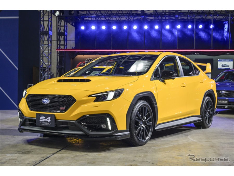 価格.com - 黄色いスバル『レヴォーグ』と『WRX S4』発売！「STI Sport R-Black」468万6000円から…東京オート ...