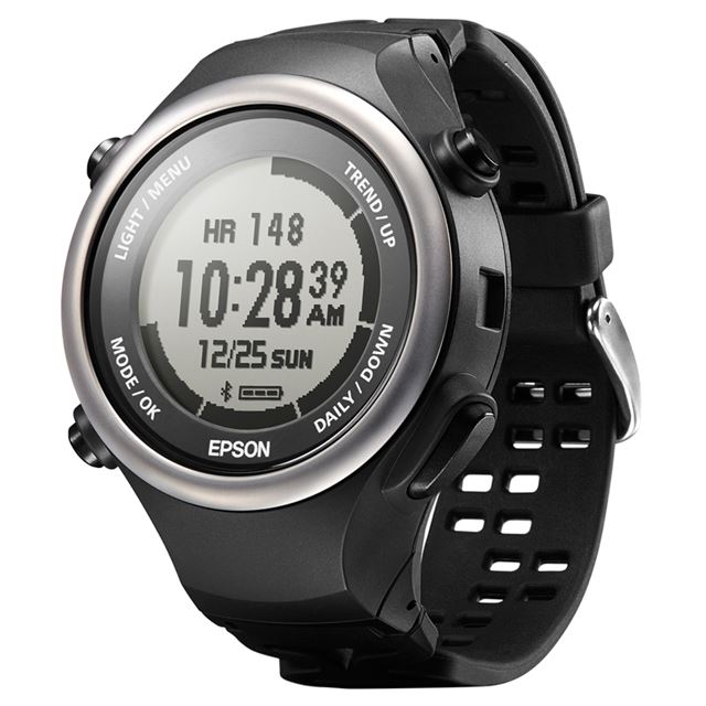 価格.com - エプソン、最大5日間稼動で大画面搭載の活動量計「PS-600」