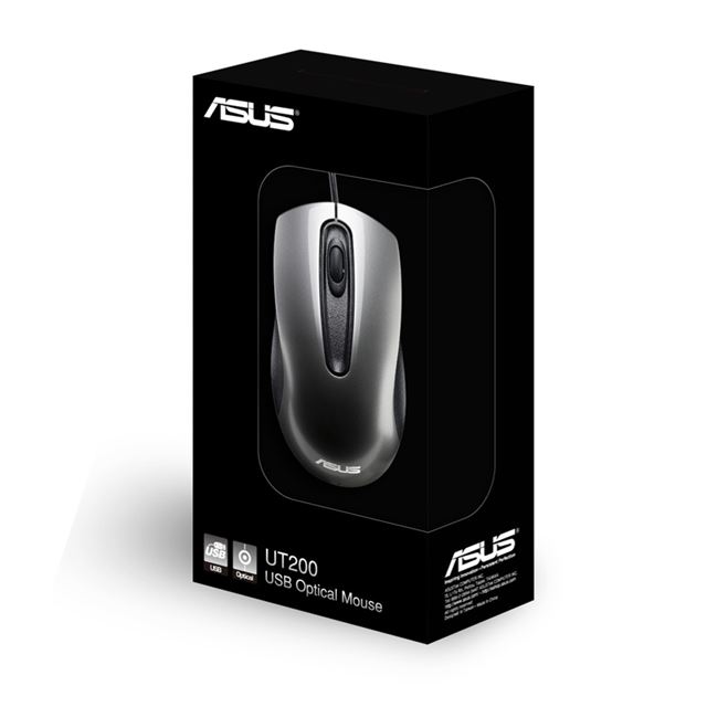 価格.com - ASUS、左右対称の有線マウス「ASUS MOUSE UT200」を980円で発売