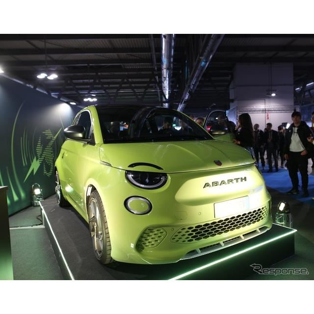 価格.com - アバルト『500e』、モーターを155馬力に強化…6月欧州発売へ