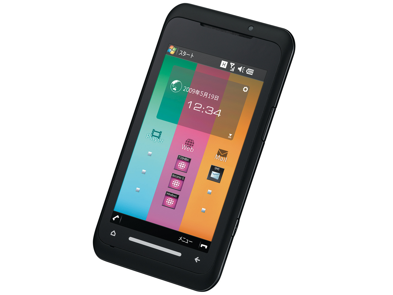 価格.com - 『本体 正面 ブラック』 T-01A docomo の製品画像