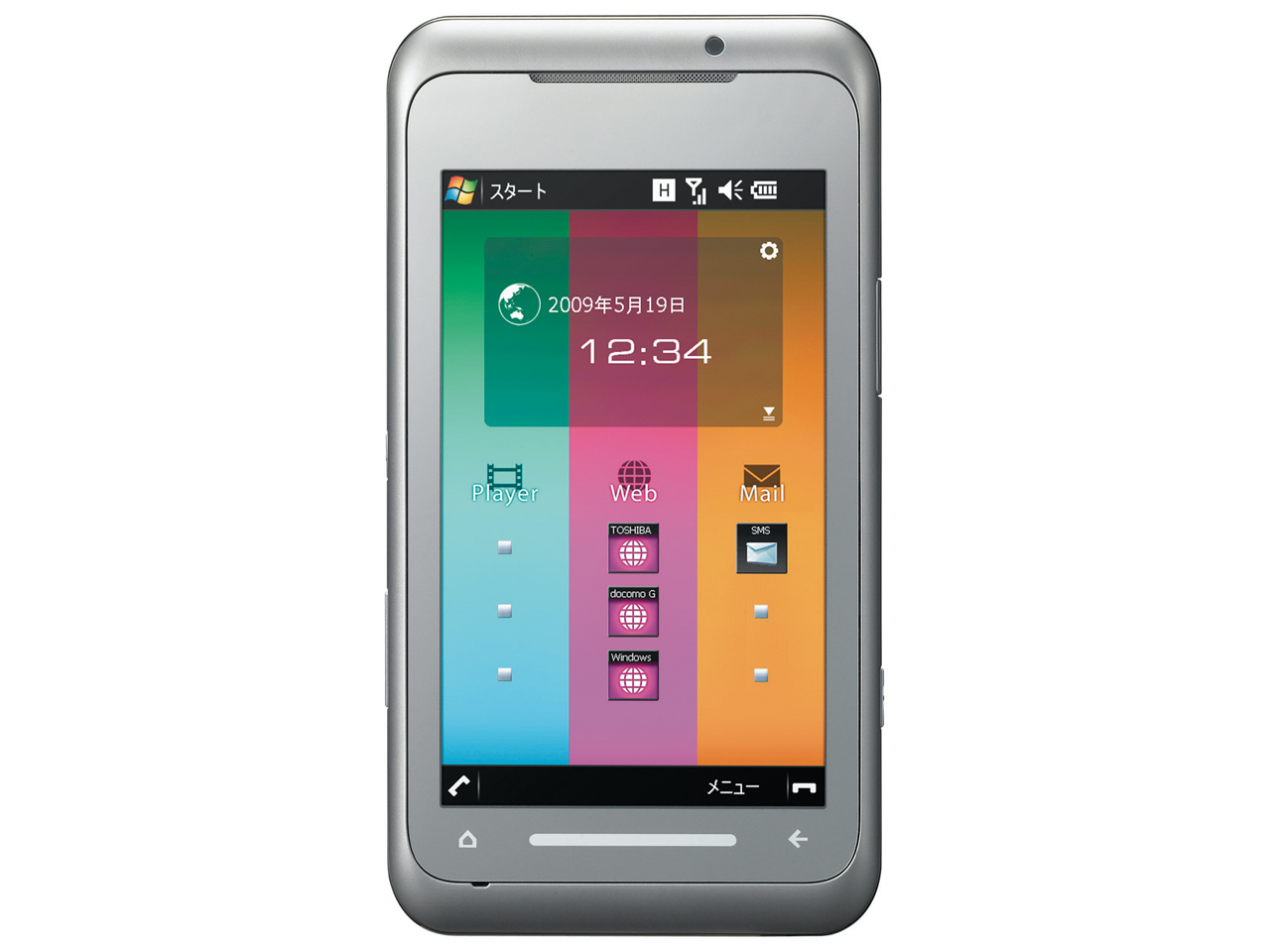 価格.com - 『本体 正面1 シルバー』 T-01A docomo の製品画像