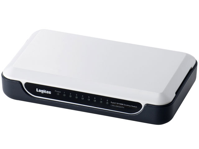 ロジテック LAN-SW/PHシリーズ LAN-SW08/PH 取扱説明書・レビュー記事 - トリセツ