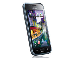 価格.com - 『本体 正面 斜め2』 GALAXY S SC-02B docomo [メタリックブラック] の製品画像