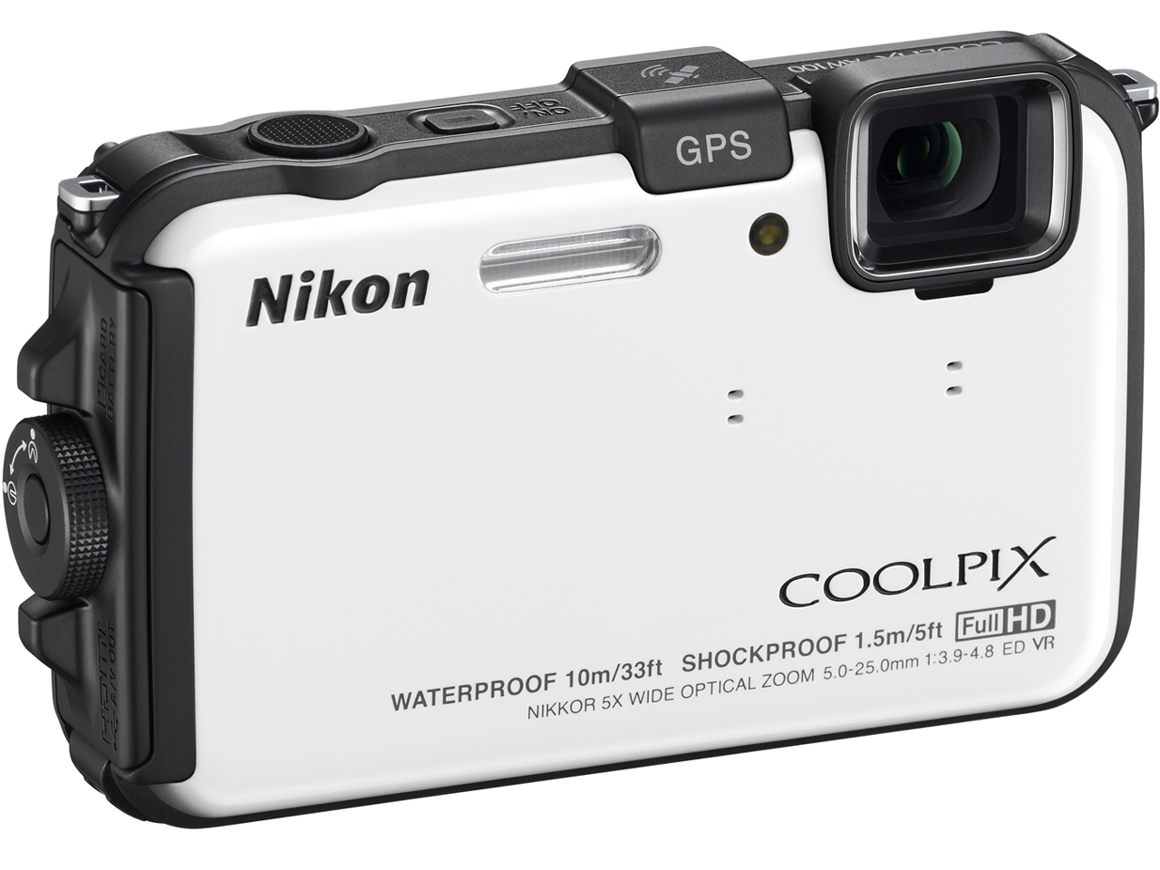 価格.com - 『本体 正面』 COOLPIX AW100 [ナチュラルホワイト] の製品画像
