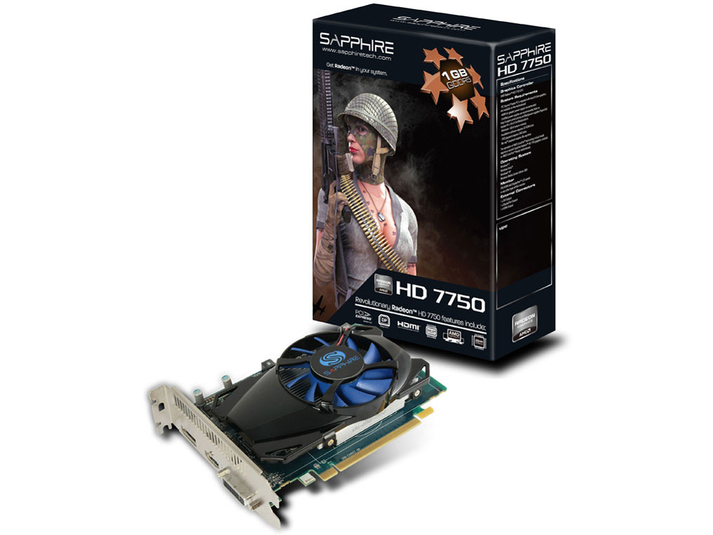 価格.com - SAPPHIRE HD7750 1G GDDR5 PCI-E HDMI/DVI-I/DP [PCIExp 1GB] の製品画像