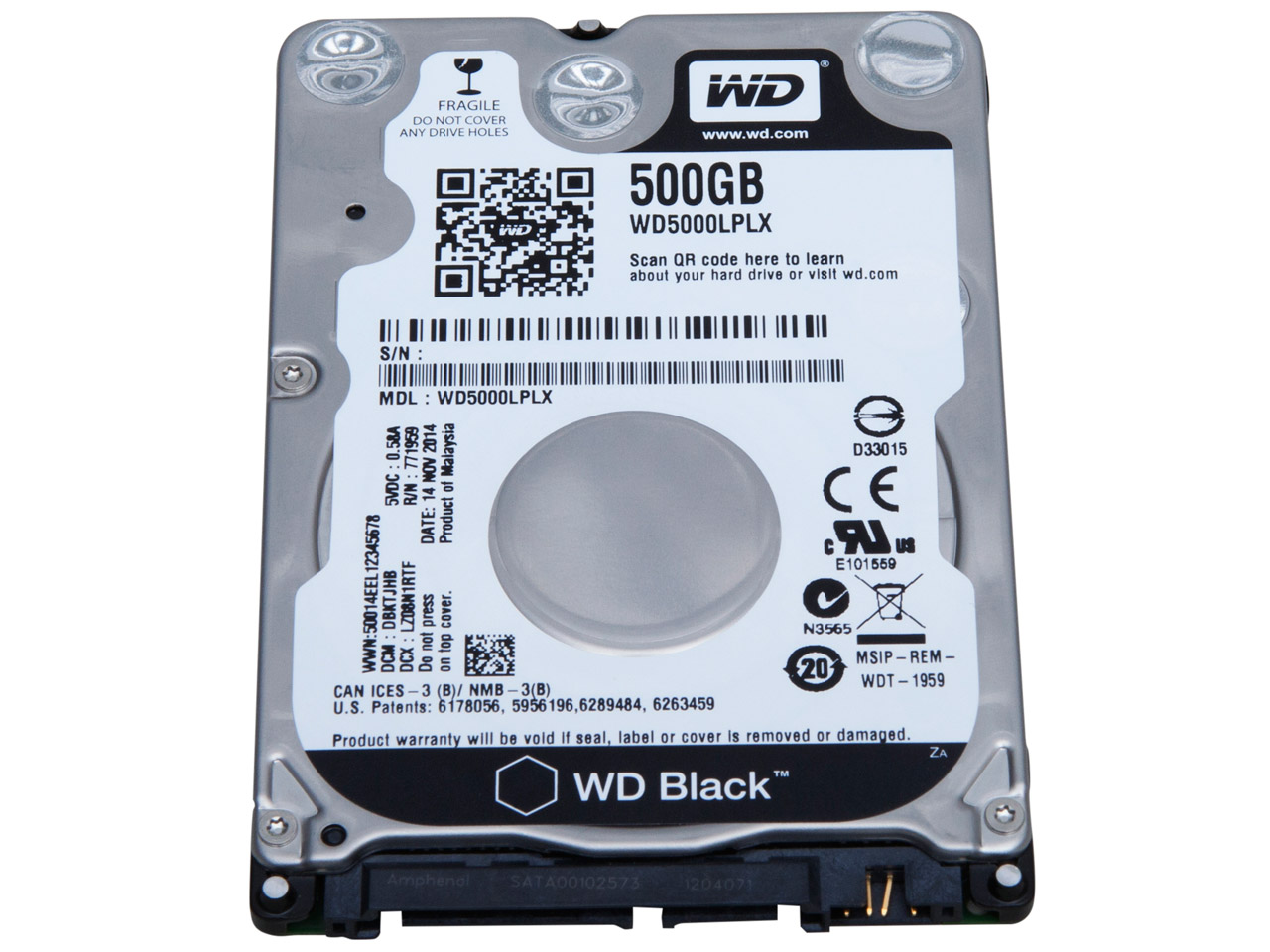 価格.com - WD5000LPLX [500GB 7mm] の製品画像