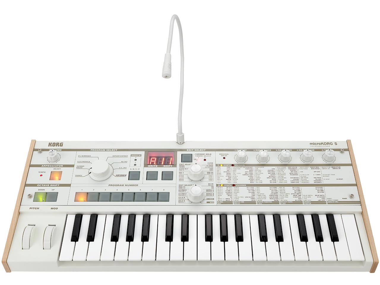 価格.com - 『本体2』 microKORG S [ホワイト] の製品画像