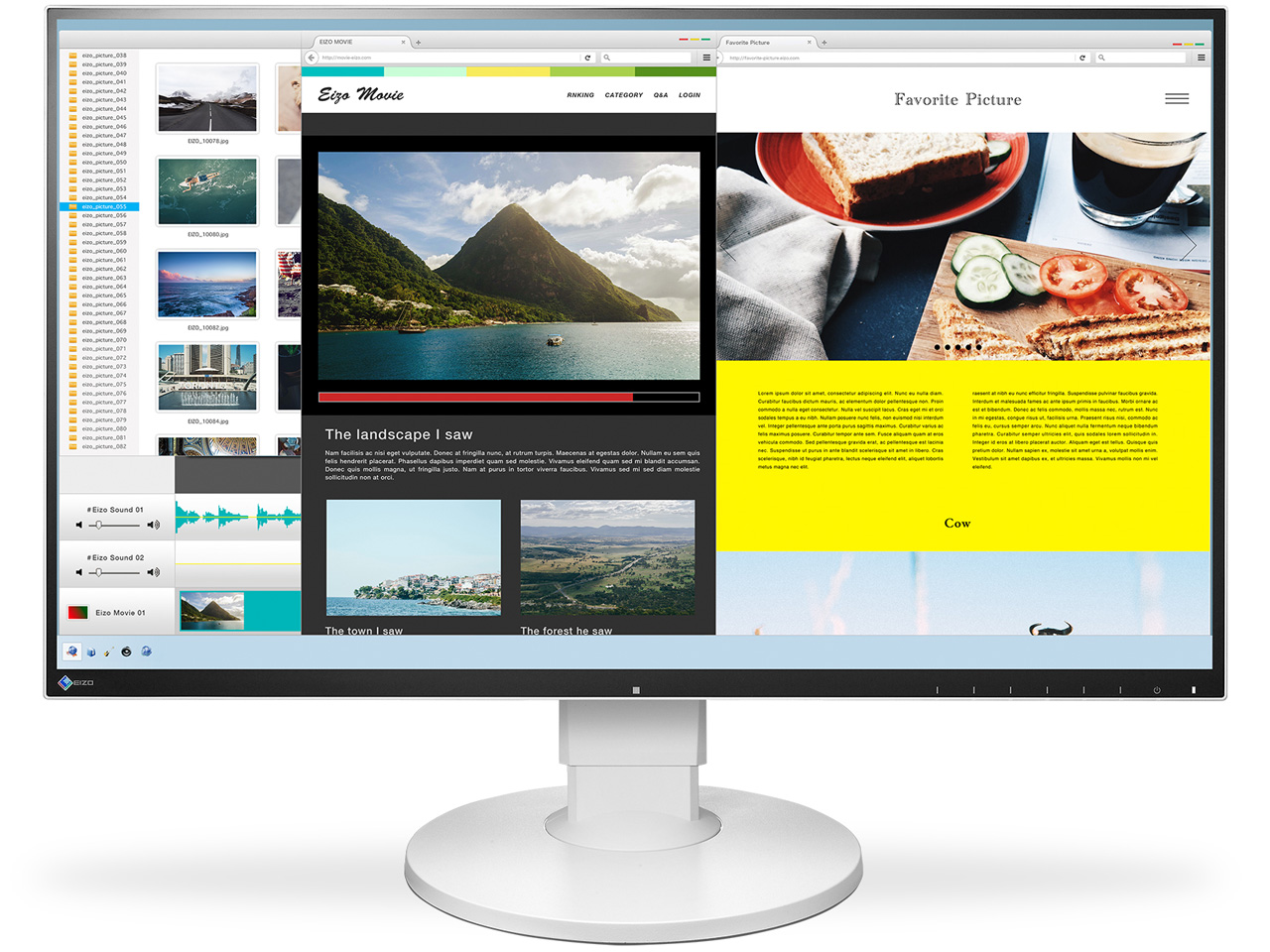価格.com - 『本体 正面』 FlexScan EV2780-WT [27インチ ホワイト] の製品画像