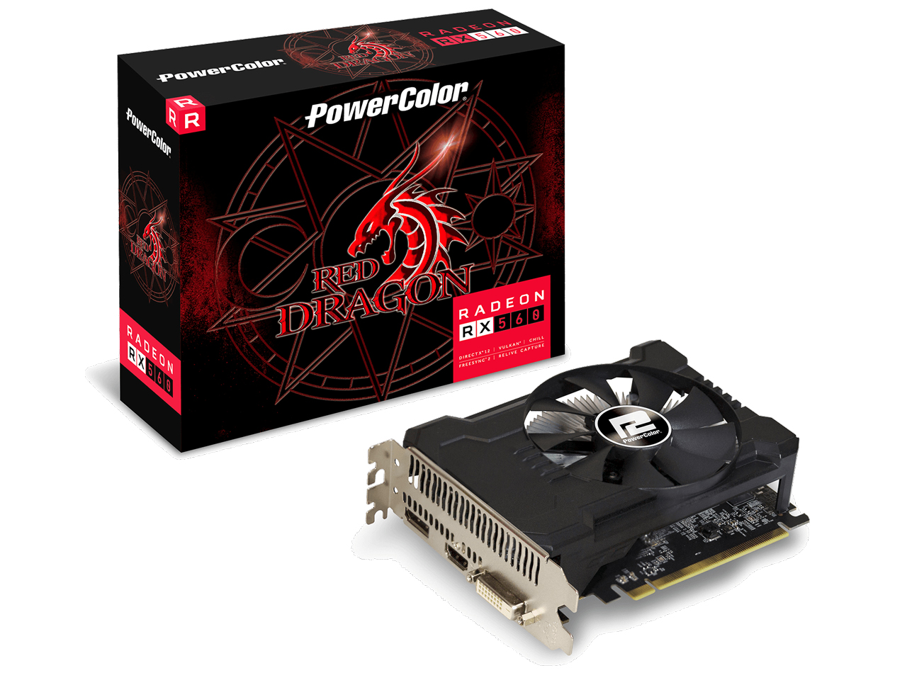 価格.com - PowerColor Red Dragon Radeon RX 560 2GB GDDR5 OC V3 AXRX 560 ...