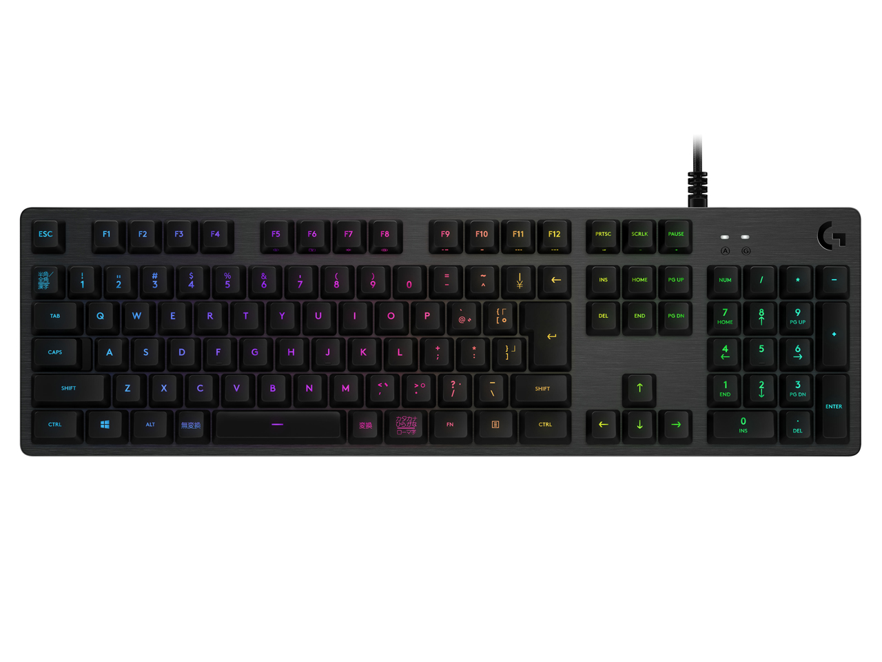 価格.com - G512 Carbon RGB Mechanical Gaming Keyboard (Tactile) G512-TC [カーボンブラック] の製品画像