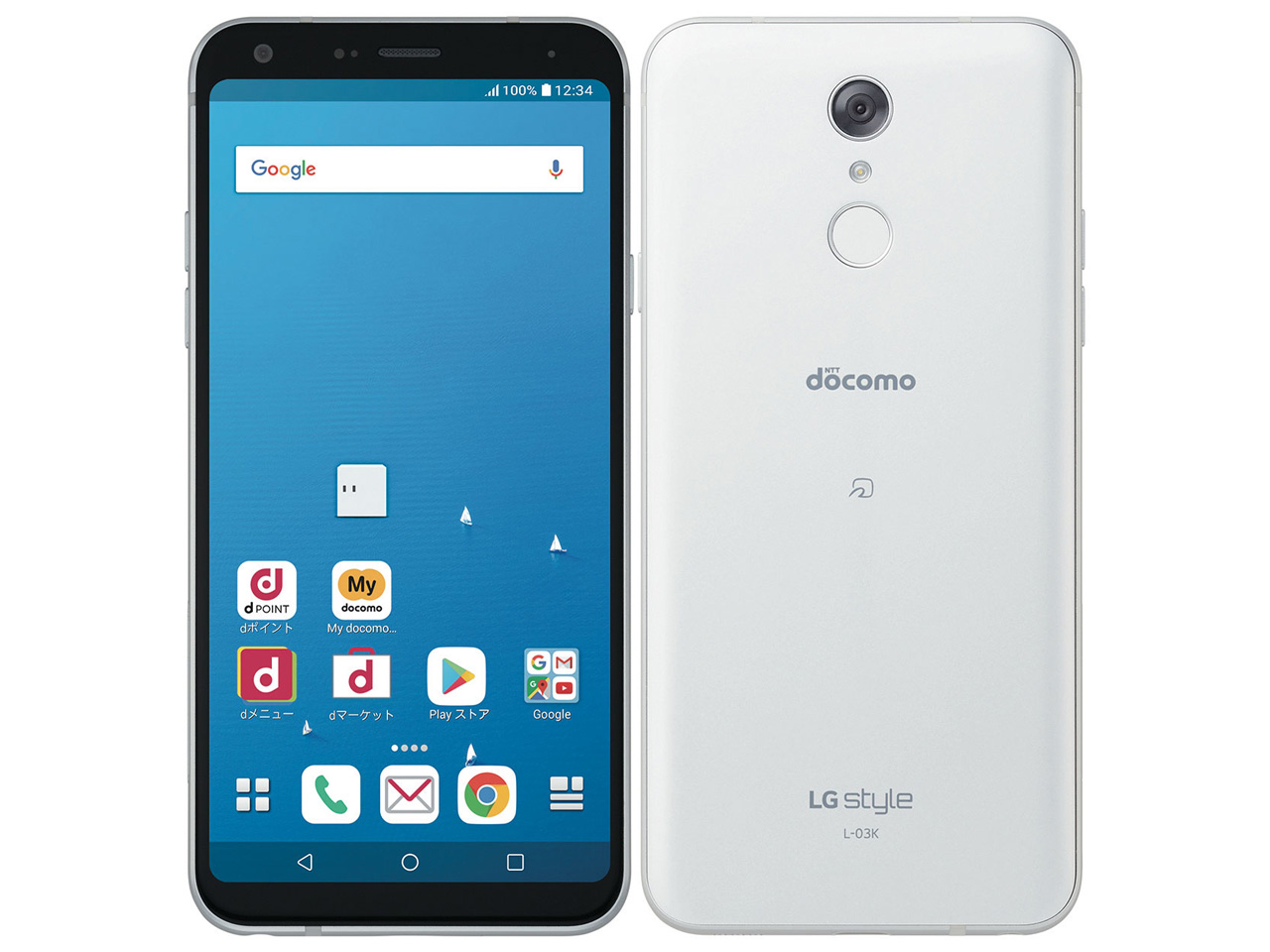 価格.com - LG style L-03K docomo [White] の製品画像
