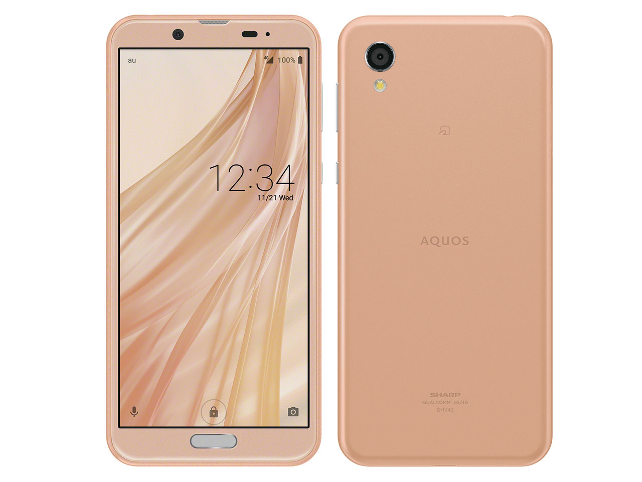 価格.com - AQUOS sense2 SHV43 au [ピンクゴールド] の製品画像