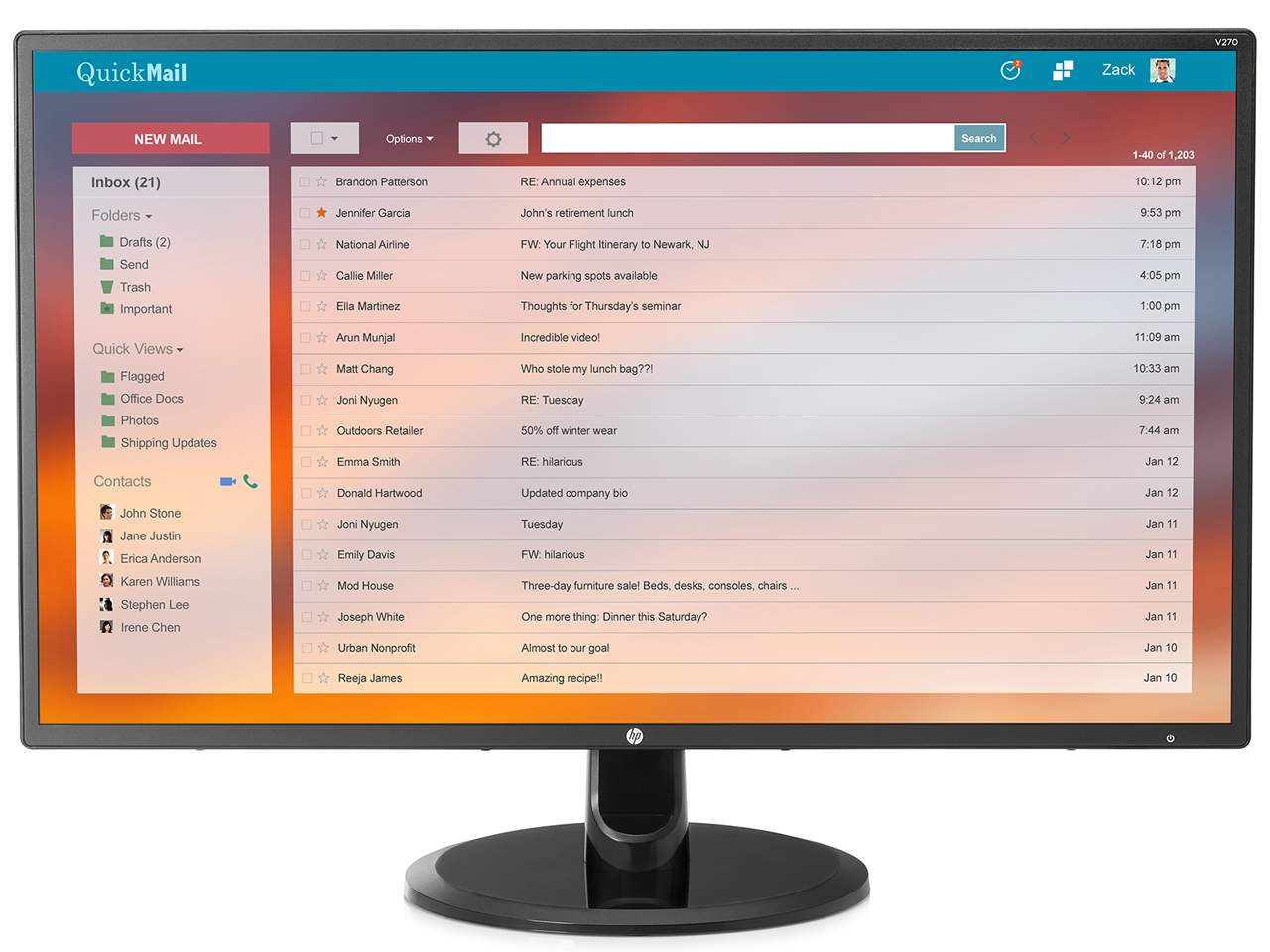 価格.com - HP V270 [27インチ ブラック] の製品画像