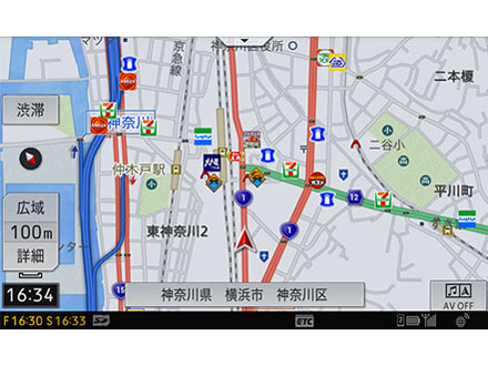価格.com - 『ルート画面1』 サイバーナビ X AVIC-CL902XSII の製品画像
