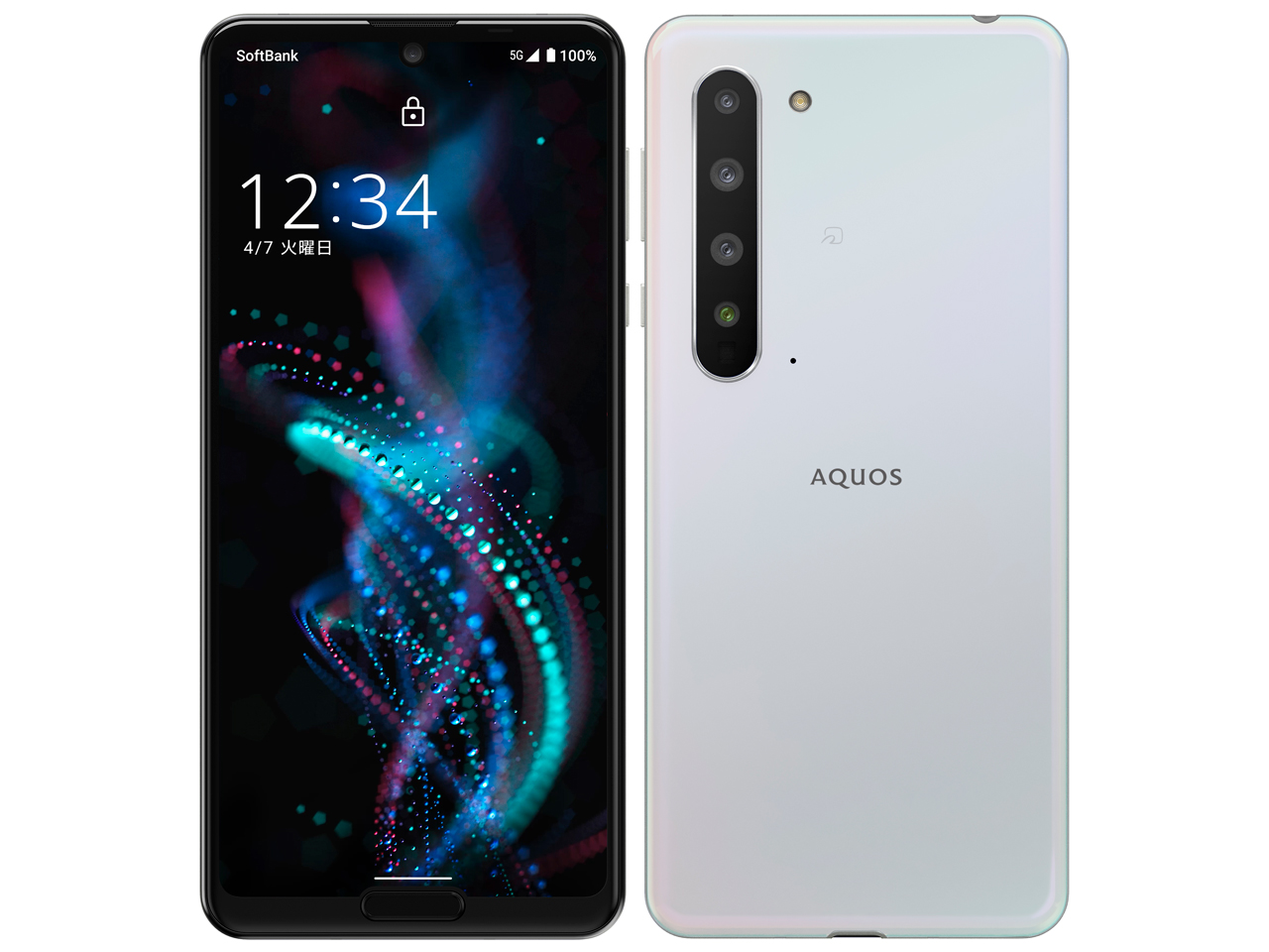 価格.com - AQUOS R5G SoftBank [オーロラホワイト] の製品画像