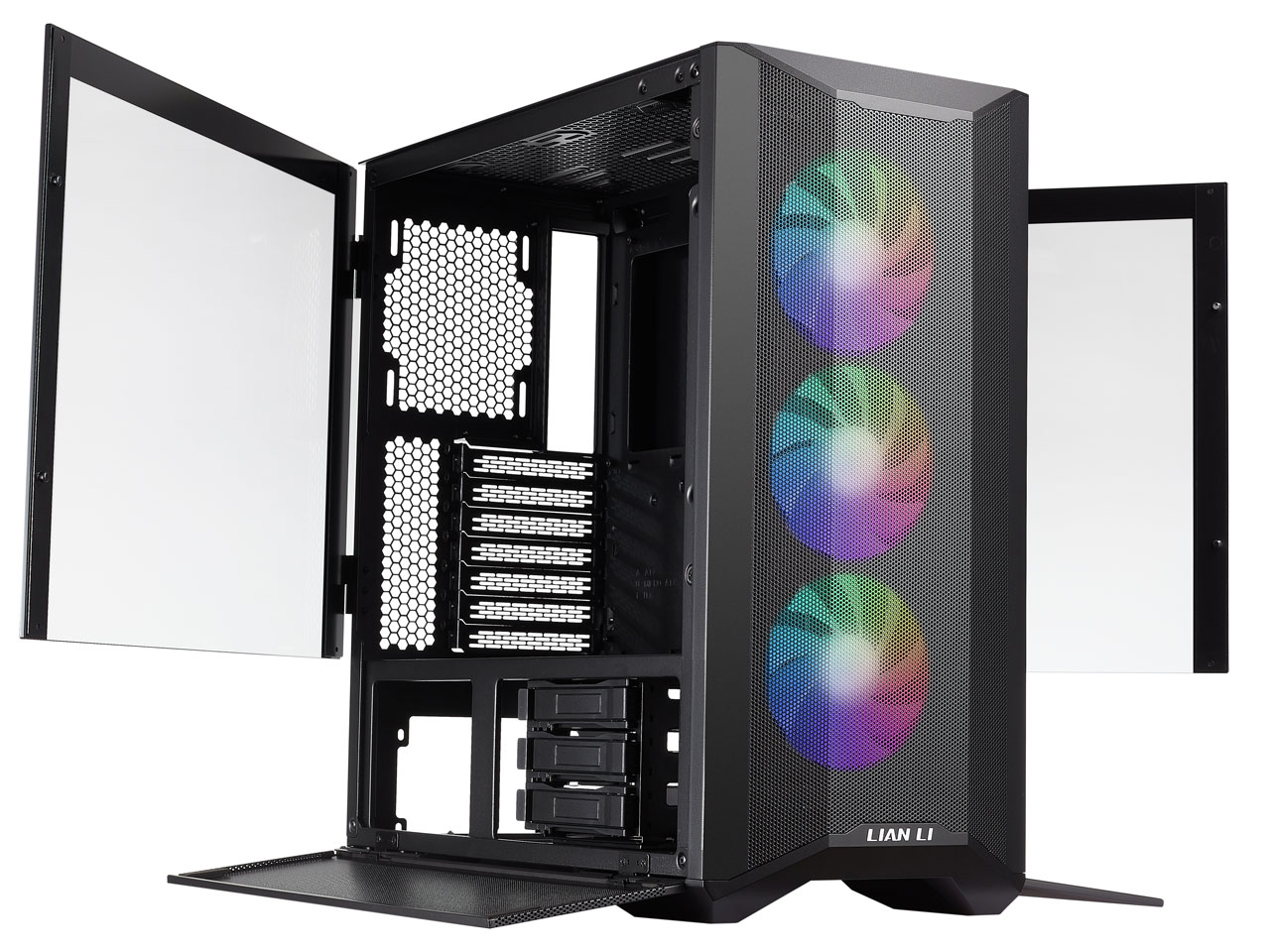 価格.com - 『本体 斜め2』 LANCOOL II MESH RGB [BLACK] の製品画像