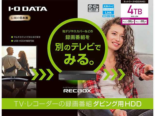 価格.com - 『パッケージ』 RECBOX LS HVL-LS4 の製品画像