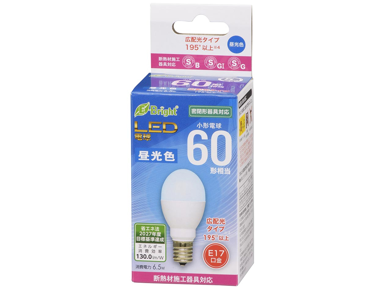 価格.com - E-Bright LDA7D-G-E17 IH23 [昼光色] の製品画像