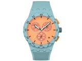 価格.com - 『オレンジ×グリーンの明るくカジュアルなクロノグラフ』 swatch JUICY APRICOT SUSL401 DELTA ...