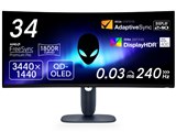 Dell Alienware AW3423DWF [34.18インチ ダークサイド オブ ザ Dell Alienware AW3423DWF [34.18インチ ダークサイド オブ ザ